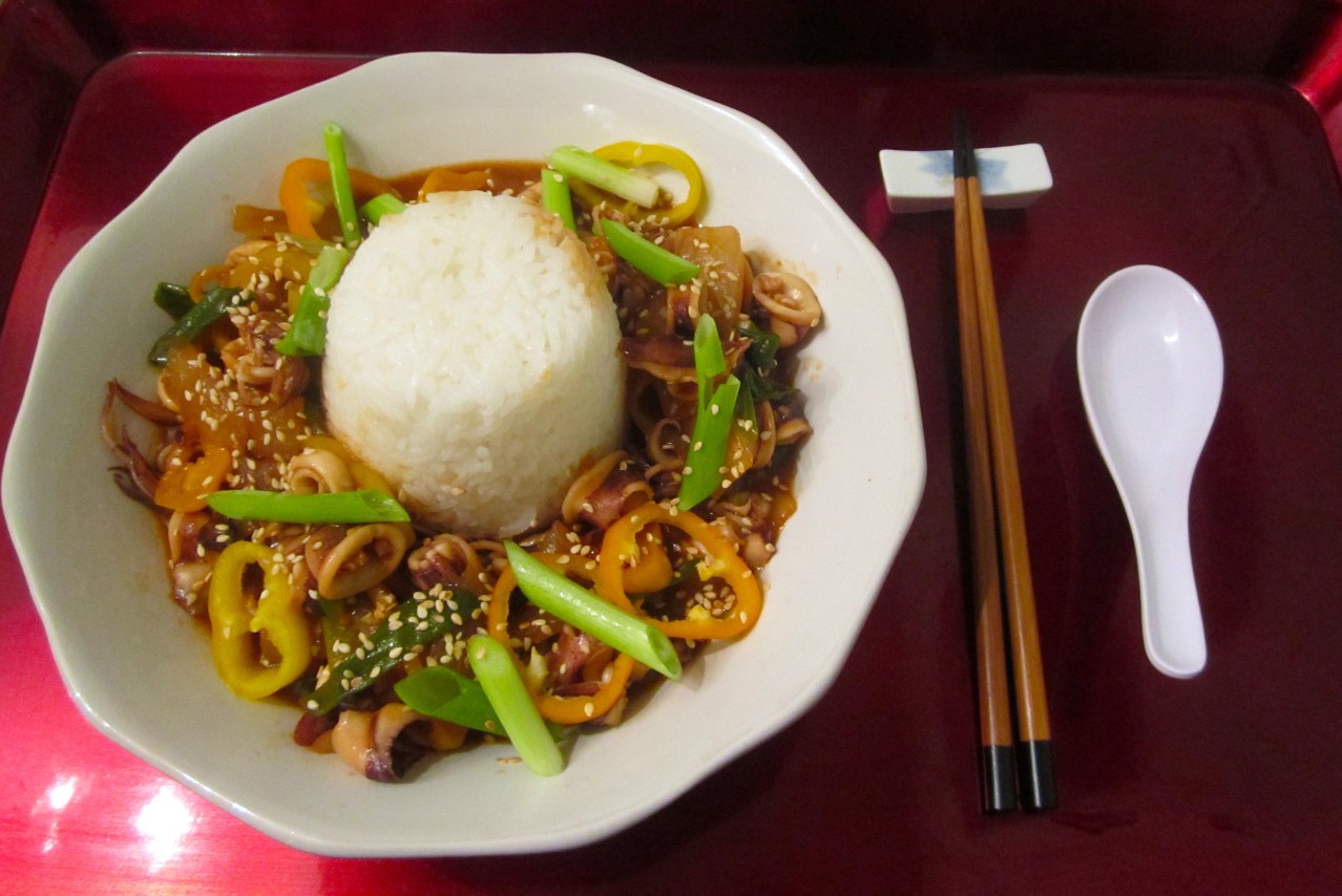 Ojinguh Bokkeum ” Korean Style Stir Fried Squid | ChefsOpinion