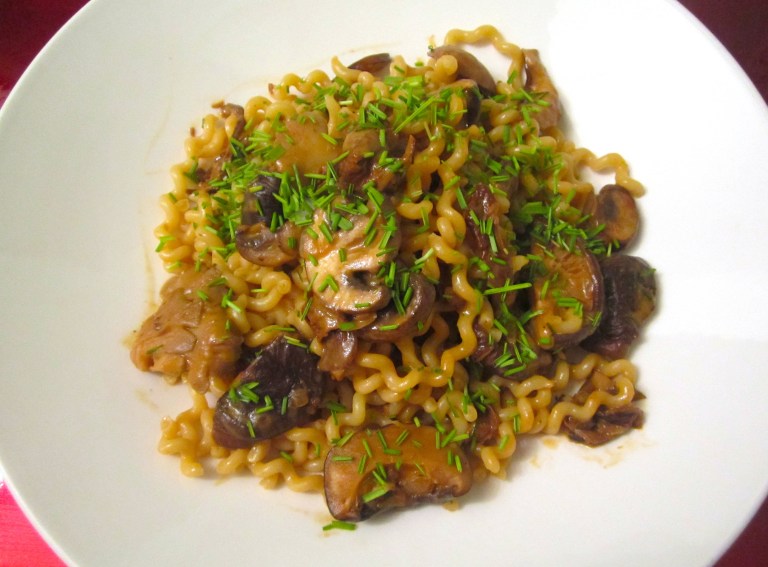 Fusilli Col Buco With Mushrooms In Merlot Cream | ChefsOpinion