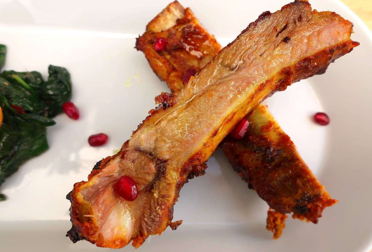 Goan Tandoori Pork Ribs With Aloo Palak | ChefsOpinion